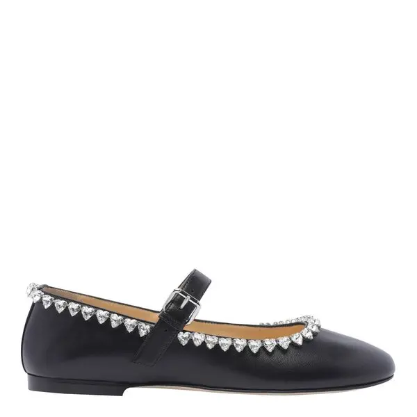 Mach & Mach Mary Jane Ballerinas - Black