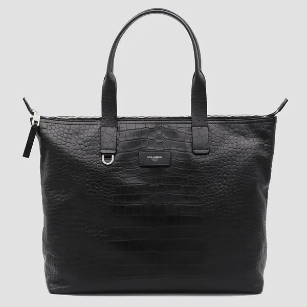 Dolce & Gabbana Leather Tote - Black