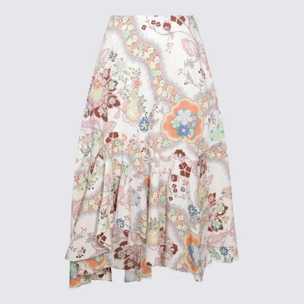 Etro Cotton Midi Skirt