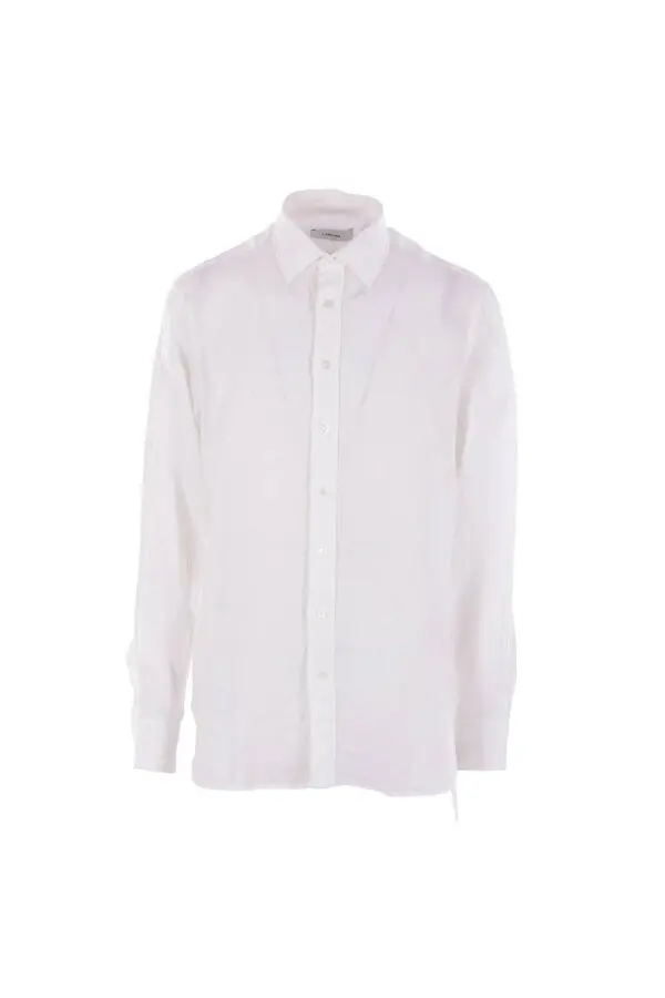 LARDINI Linen Shirt - White