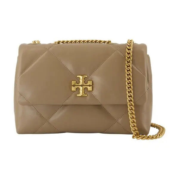 Tory Burch Kira Diamond Small Convertible Bag - Beige