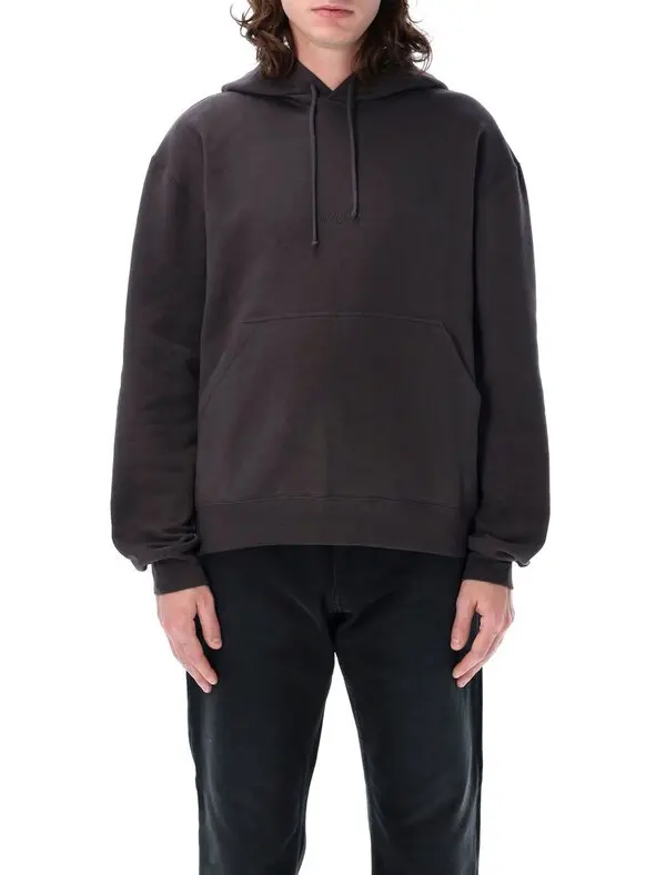 Saint Laurent Cotton Hoodie - Anciere Grey