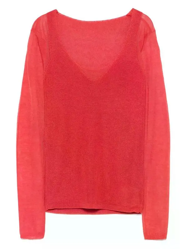 Paloma Wool Fine-knit Scoop Neck Top