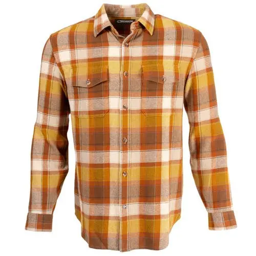 MOUNTAIN KHAKIS Gatlin Heavyweight Flannel Shirt - Rust