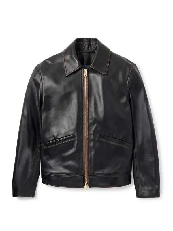 Paul Smith Leather Blouson Jacket
