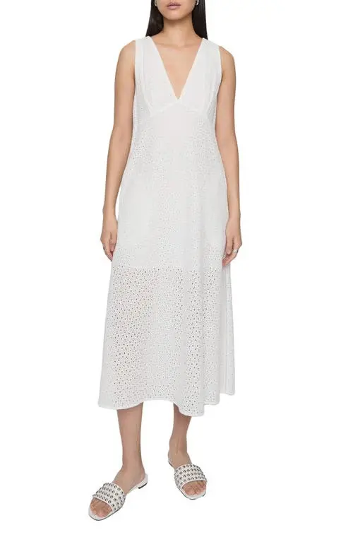 Rebecca Minkoff Naya Eyelet Sundress - Bright White