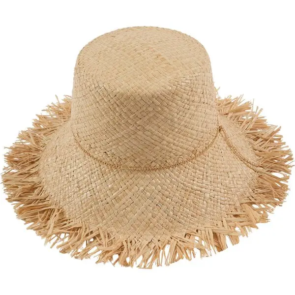 Eugenia Kim Jonah Straw Bucket Hat - Natural