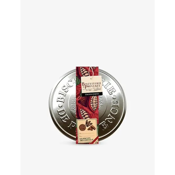 BISCUITERIE DE PROVENCE Dark Chocolate Biscuit Trio Large Tin 420g