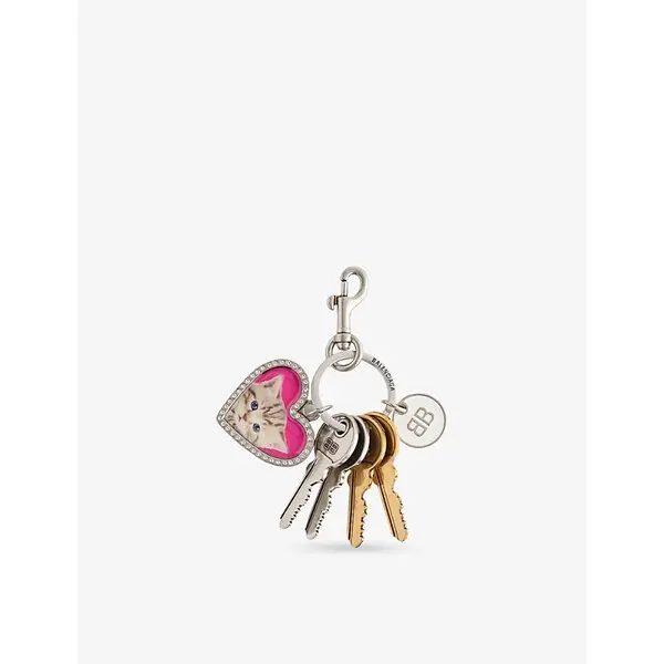 Balenciaga Charm Metal Keyring