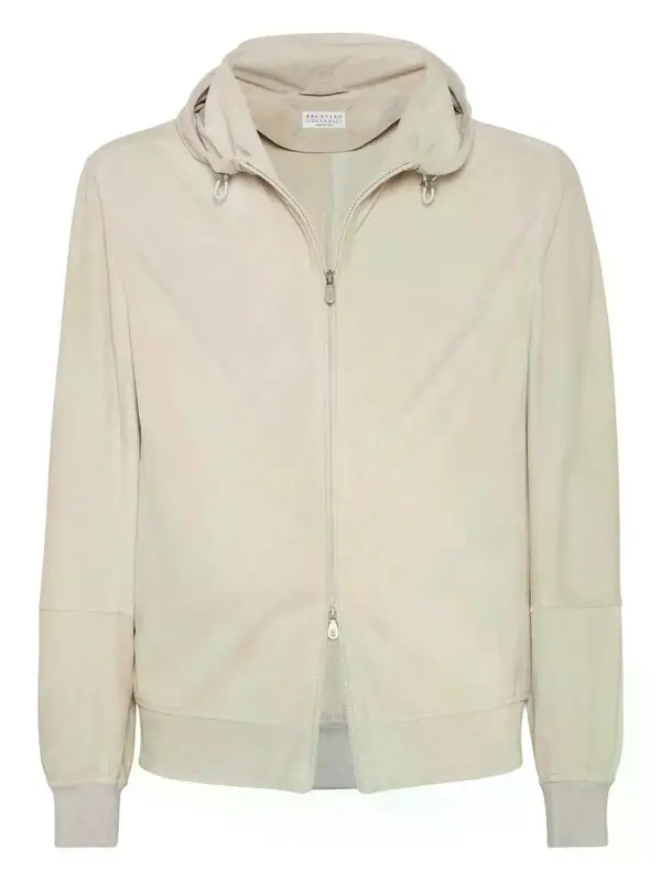 Brunello Cucinelli Zip-up Hooded Sweatshirt