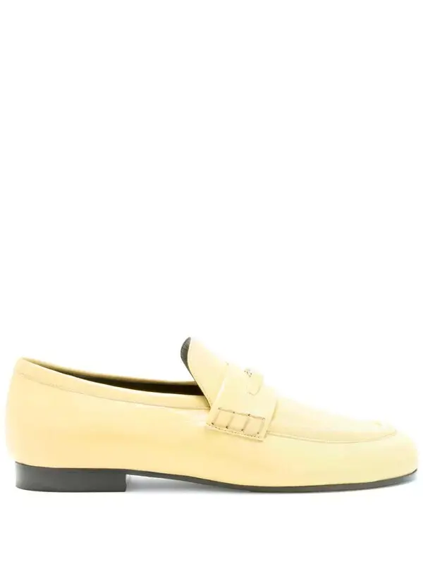 Proenza Schouler Monogram Leather Loafers - Yellow