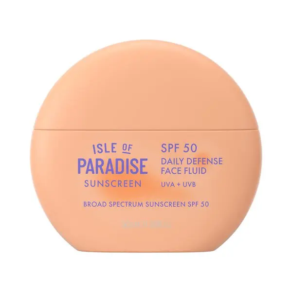 ISLE OF PARADISE Daily Defense Face Fluid Spf 50 Sunscreen