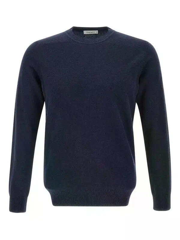 KANGRA Fine-knit Jumper - Blue