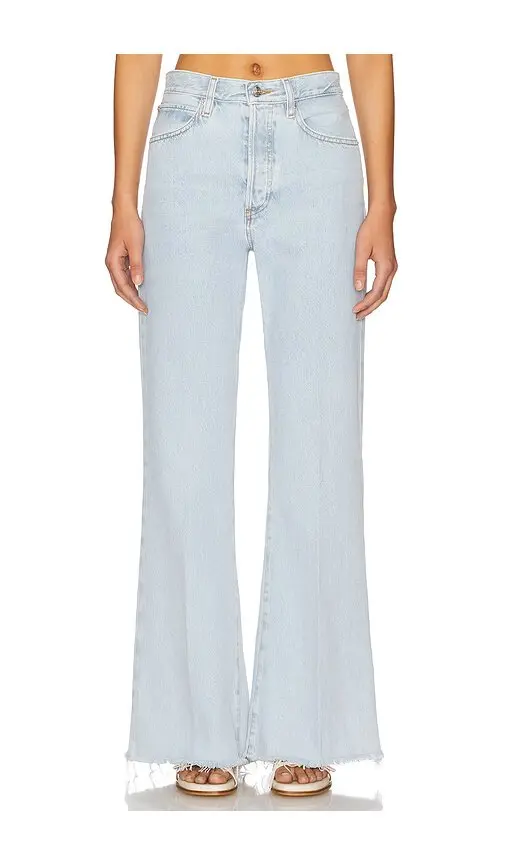 FRAME The Lax Jeans In Wisp Undone Fray
