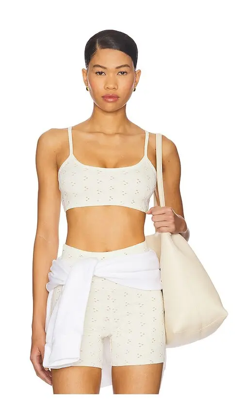 Strut This The Cher Bra In Cream - Eyelet