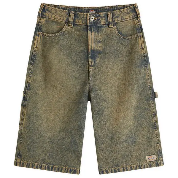 Dickies Carpenter Denim Jort - Yellow Fade Indigo