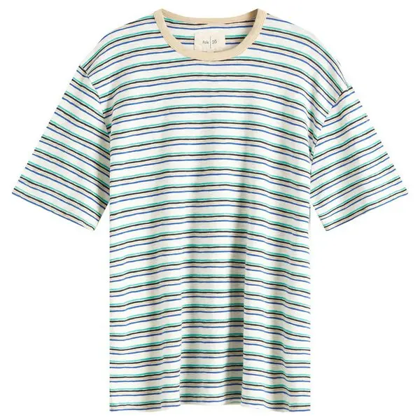 Folk Multistripe T-shirt - Ecru Mix