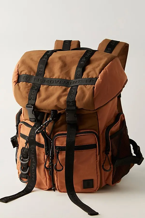 Free People New Heights Hiker Backpack - Saddle