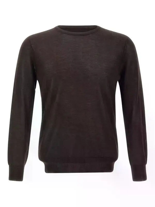 KANGRA Fine-knit Jumper - Brown