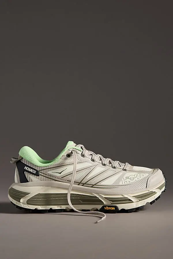 HOKA® Mafate Speed 2 Sneakers - Putty / Eucalyptus