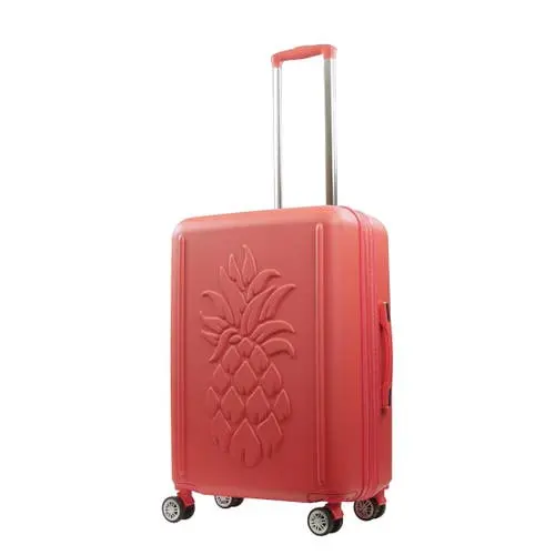 Tommy Bahama 26.5" Hardside 3d Pineapple Suitcase With Drawstring Bag