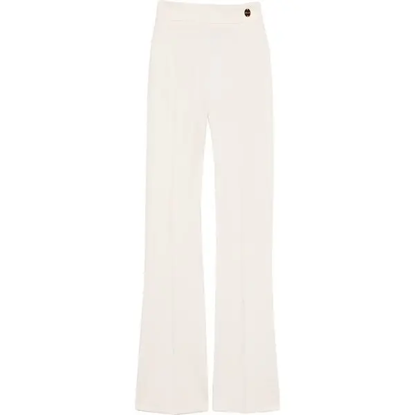 CALLAS MILANO Lola High-rise Cropped Flare Trousers - White