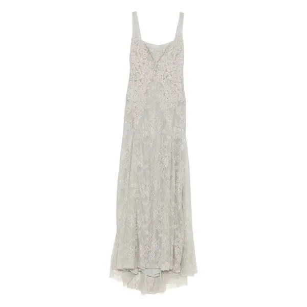 Costarellos Lace Sleeveless Dress - Grey
