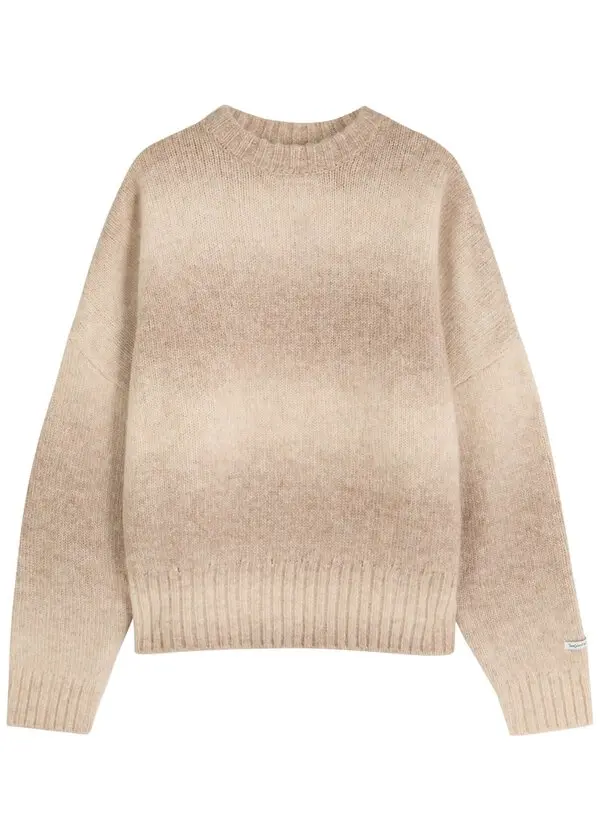 ABOUT BLANK Ombré Brushed Crewneck Jumper