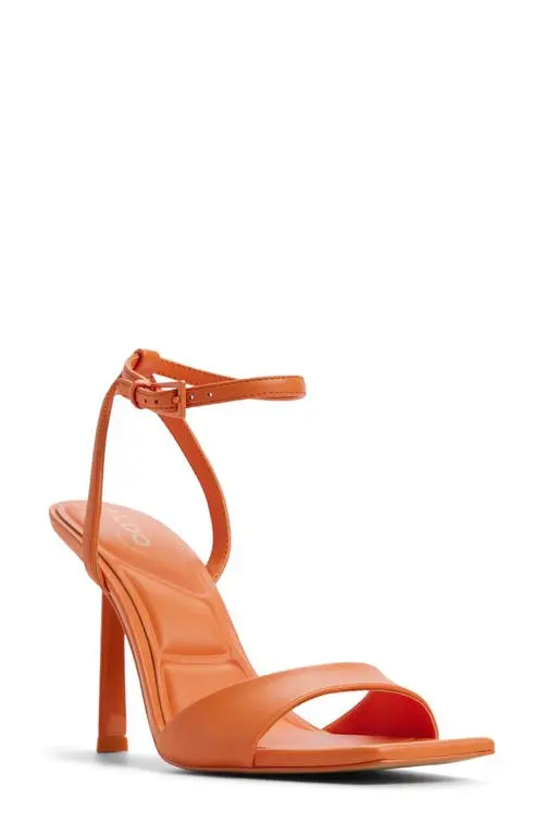 Aldo Ankle Strap Sandal - Medium Orange