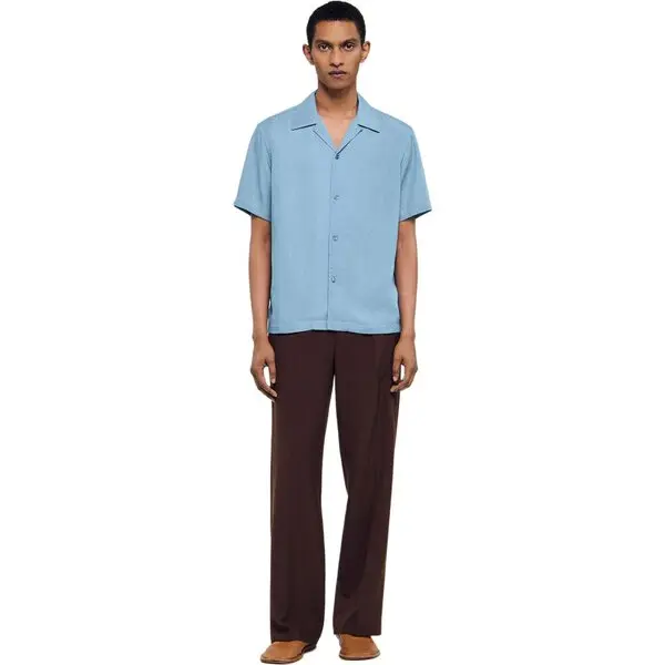 Sandro Short-sleeved Shirt - Chambray