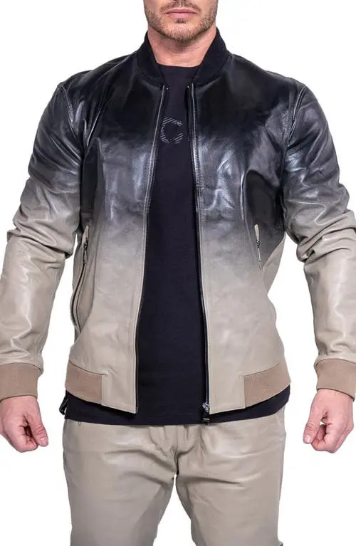 MACEOO Ombré Leather Jacket
