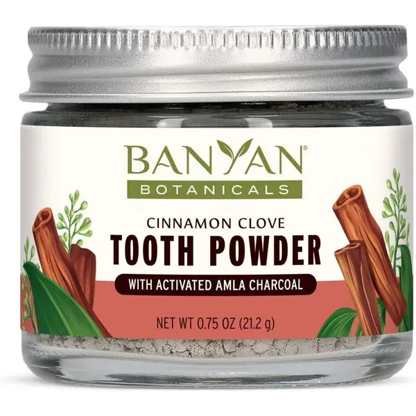 BANYAN BOTANICALS Cinnamon Tooth Powder 0.75 Ounces
