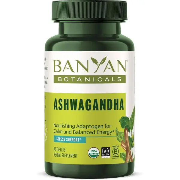 BANYAN BOTANICALS Ashwagandha Tablets 90 Tablets