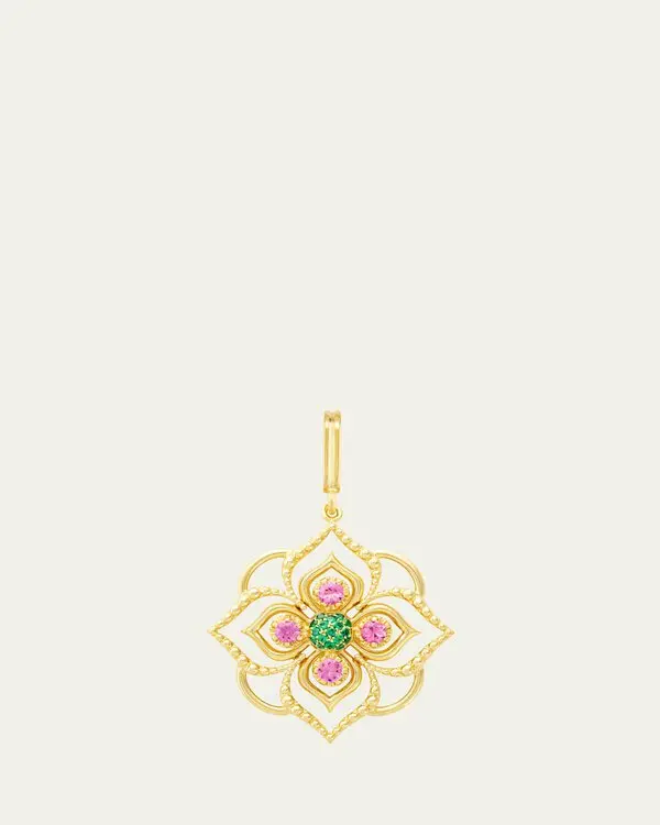 MELLERIO Giardino 18k Yellow Gold Green Fields Charm