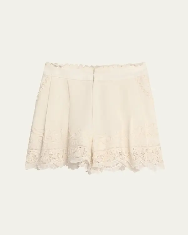 Sea Iyla Embroidered Shorts - White