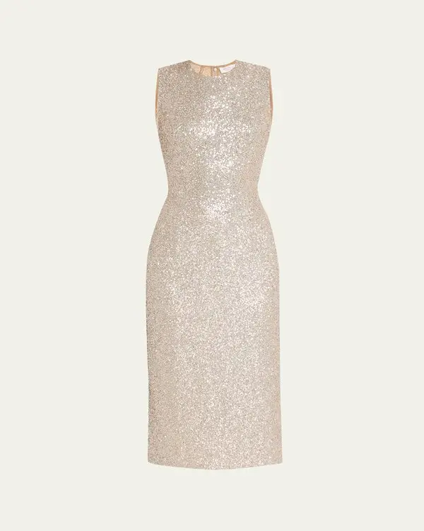 Michael Kors Sequined Sheath Dress