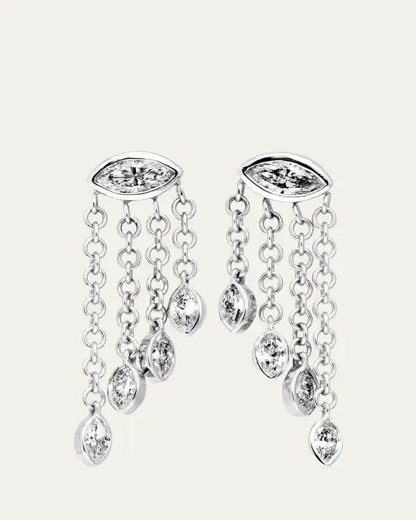 DARA KAYE Candy Drop Marquise Waterfall Stud Earrings