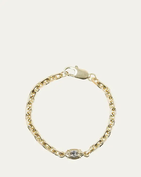 DARA KAYE Architectura Diamond Chain Bracelet