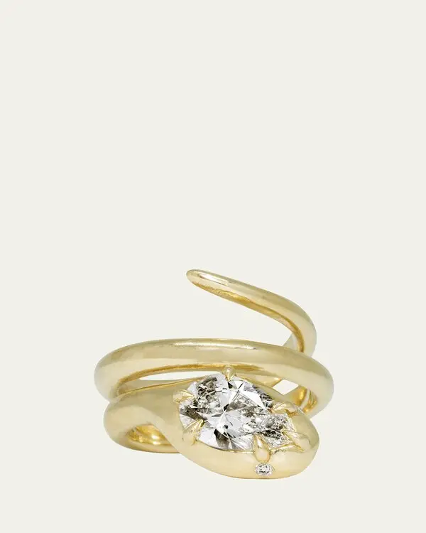 DARA KAYE Serpent Pinky Ring - Wg