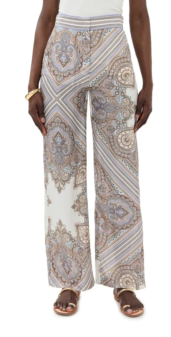 Veronica Beard Grigore Wide Leg Pants
