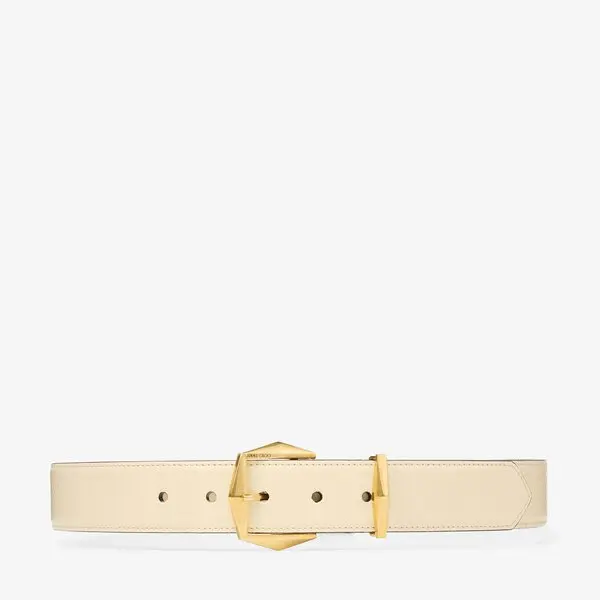JIMMY CHOO Diamond Buckle Elaphe Printed Belt