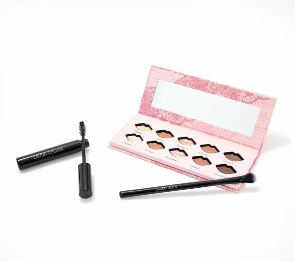 Laura Geller Beauty 10-well Eyeshadow Palette Withmascara & Brush
