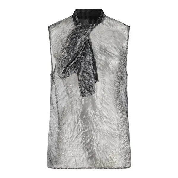 Dolce & Gabbana Top - Pelliccia F.do Grigio
