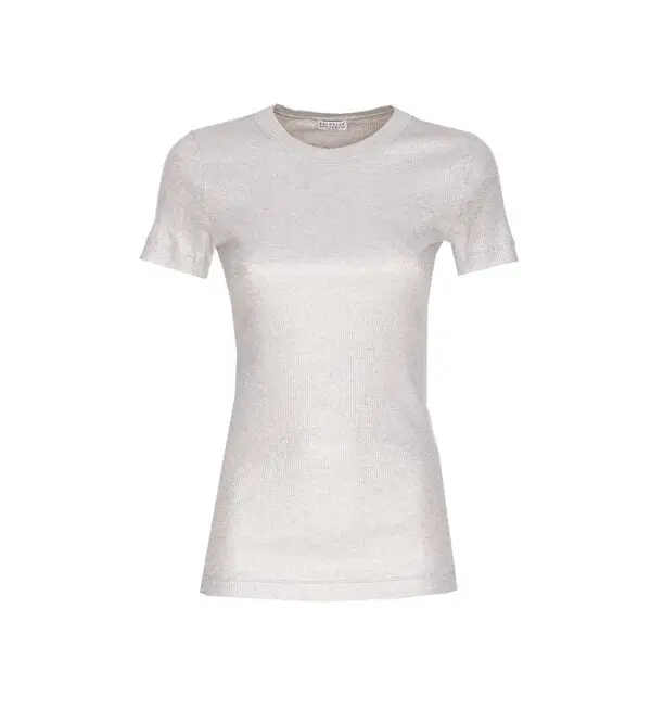 Brunello Cucinelli T-shirts And Polos - Silver