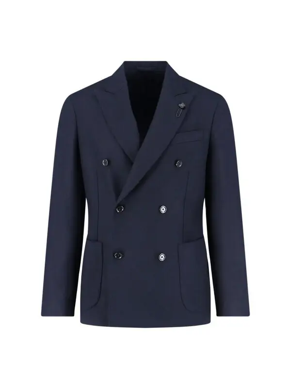 LARDINI Double-breasted Jacket