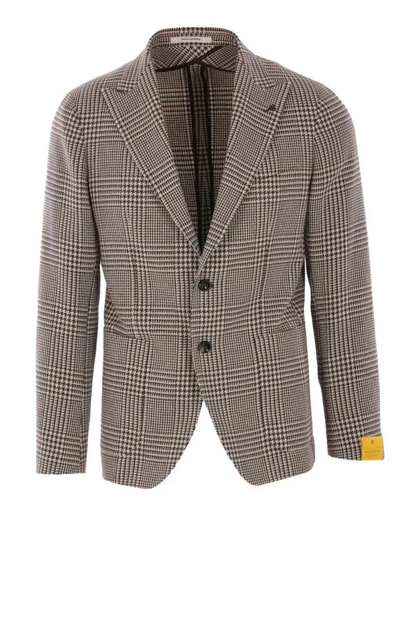 Tagliatore Single-breasted Prince Of Wales Jacket