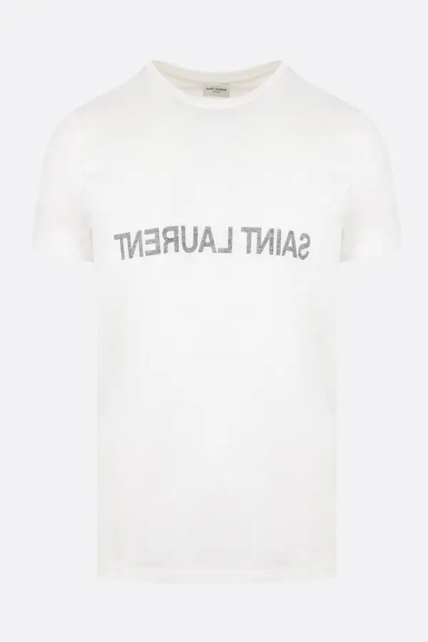 Saint Laurent T-shirts And Polos - Naturel+noir