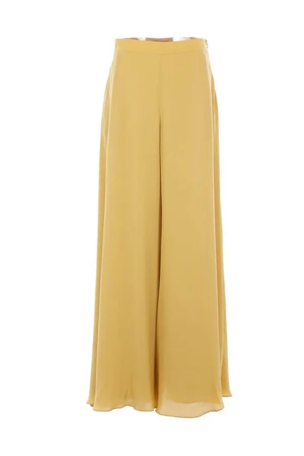 Elie Saab Wide-leg Crêpe De Chine Trousers