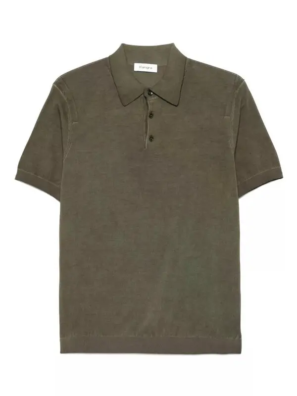KANGRA Cotton Polo Shirt - Green