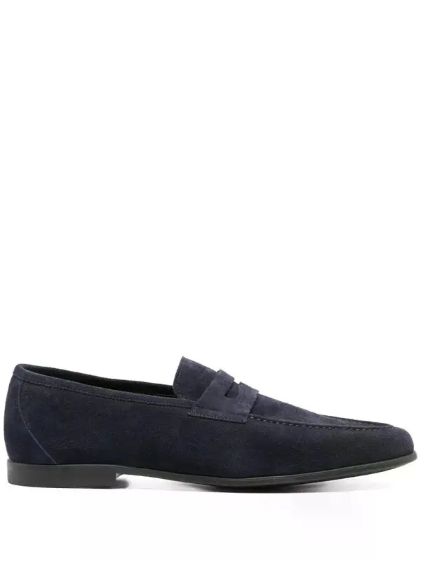 Canali Suede Loafers - Blue